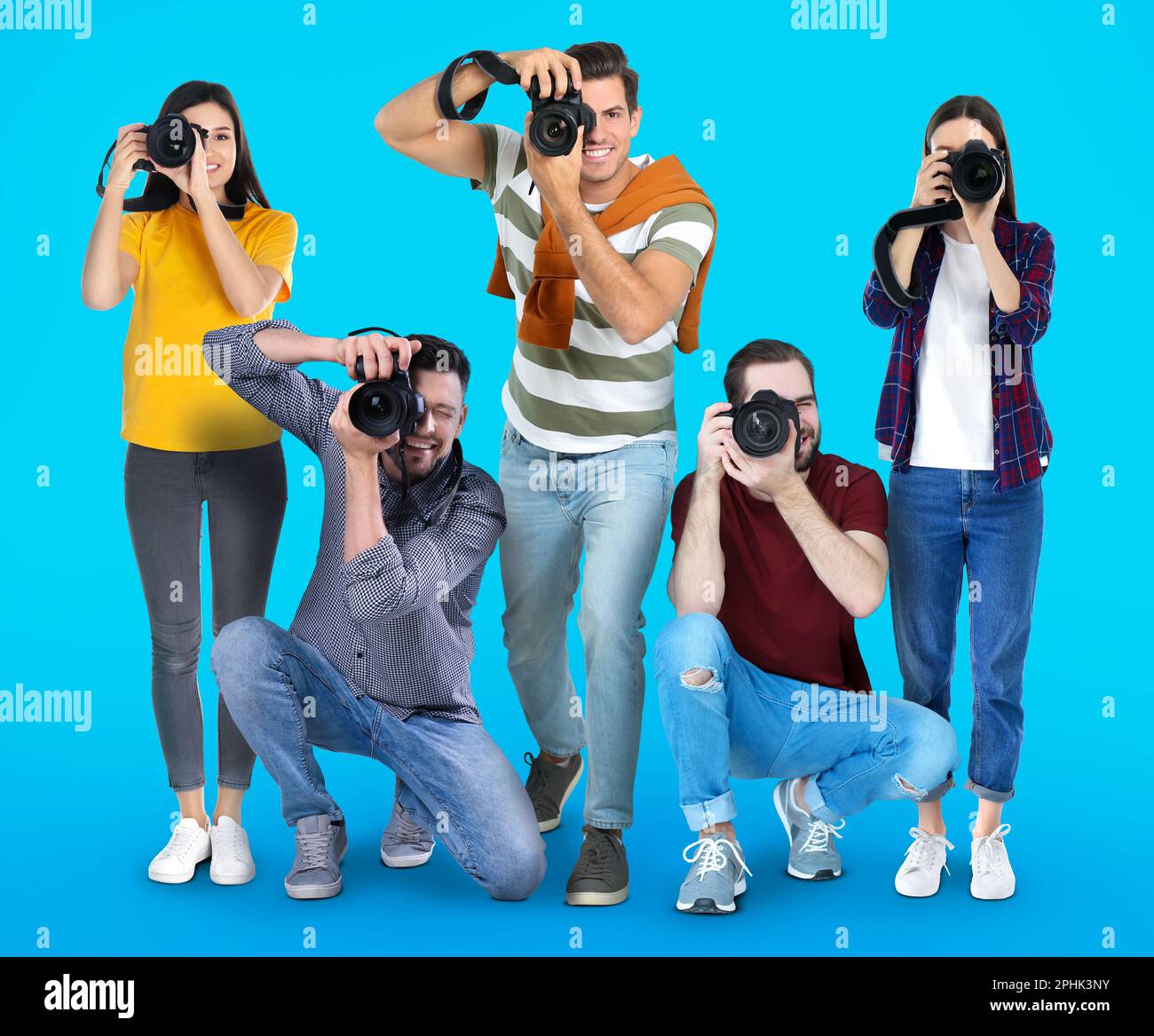 Young photographers taking picture hi-res stock photography and images ...