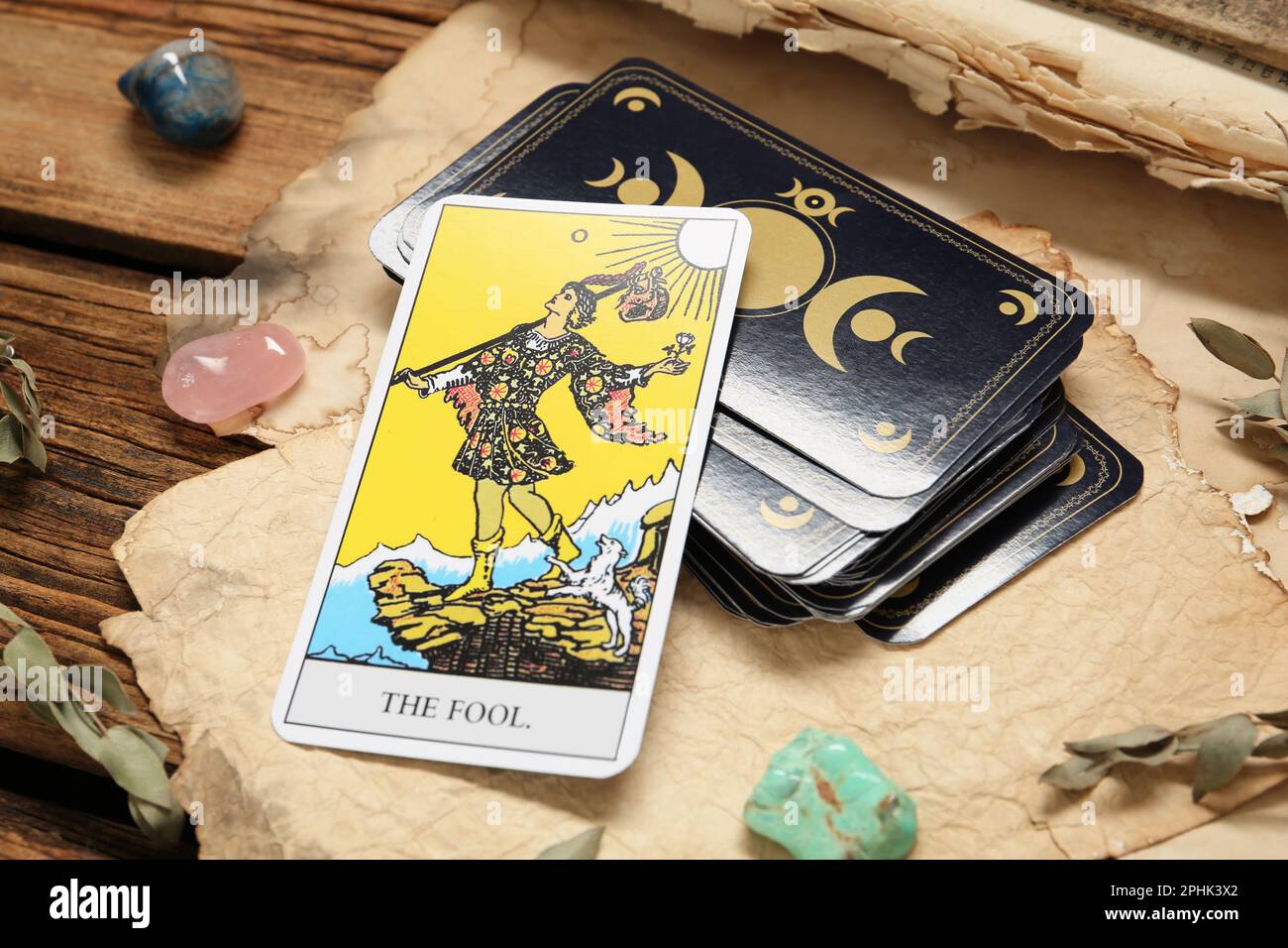 Tarot cards fool hi-res stock photography and images - Alamy