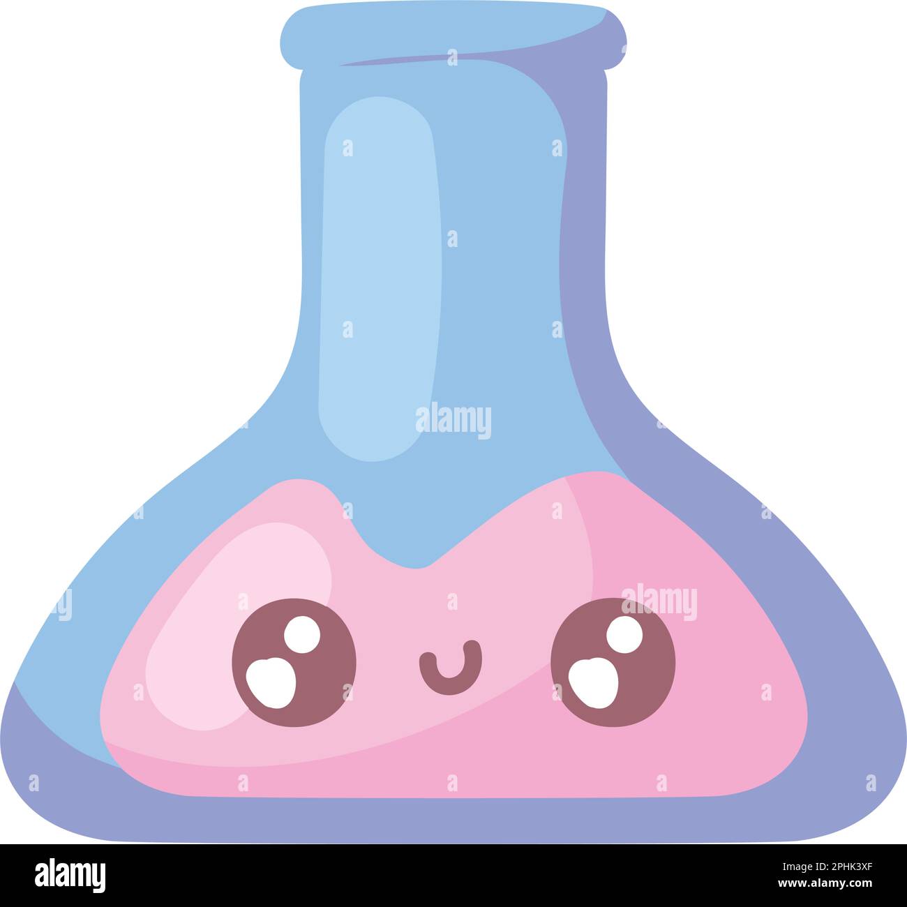 chemical flask kawaii Stock Vector Image & Art - Alamy