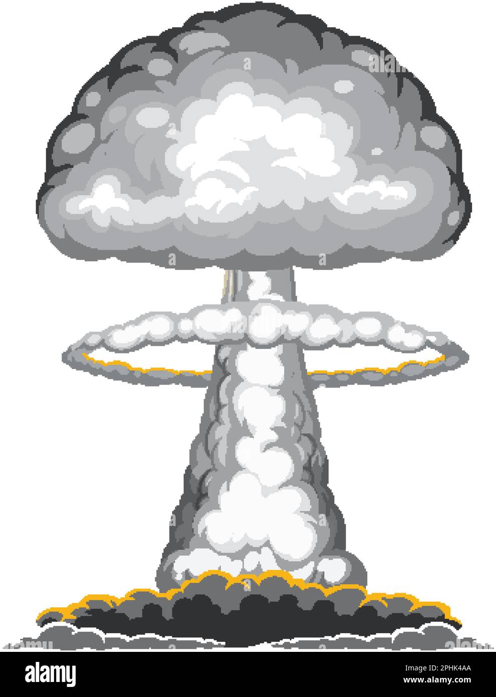 Atomic bomb mushroom cloud illustration Stock Vector Image & Art - Alamy