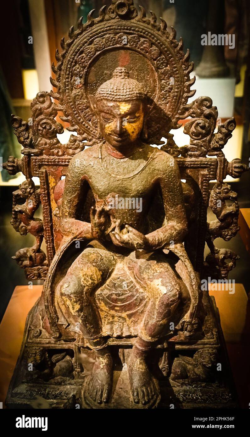 Buddha statue from Nalanda Stock Photo - Alamy