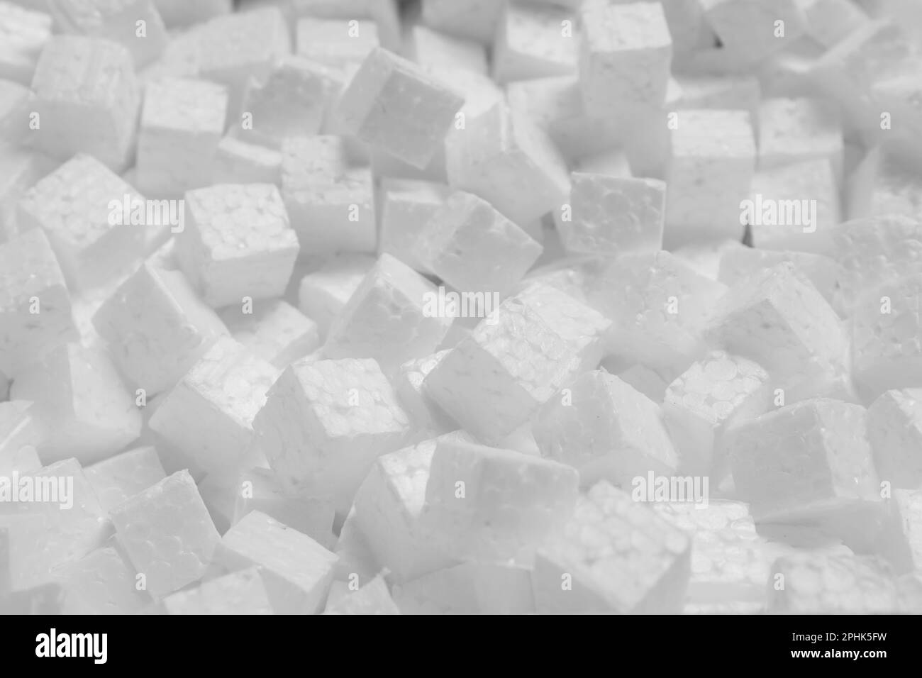 Pile of styrofoam cubes as background, closeup Stock Photo - Alamy