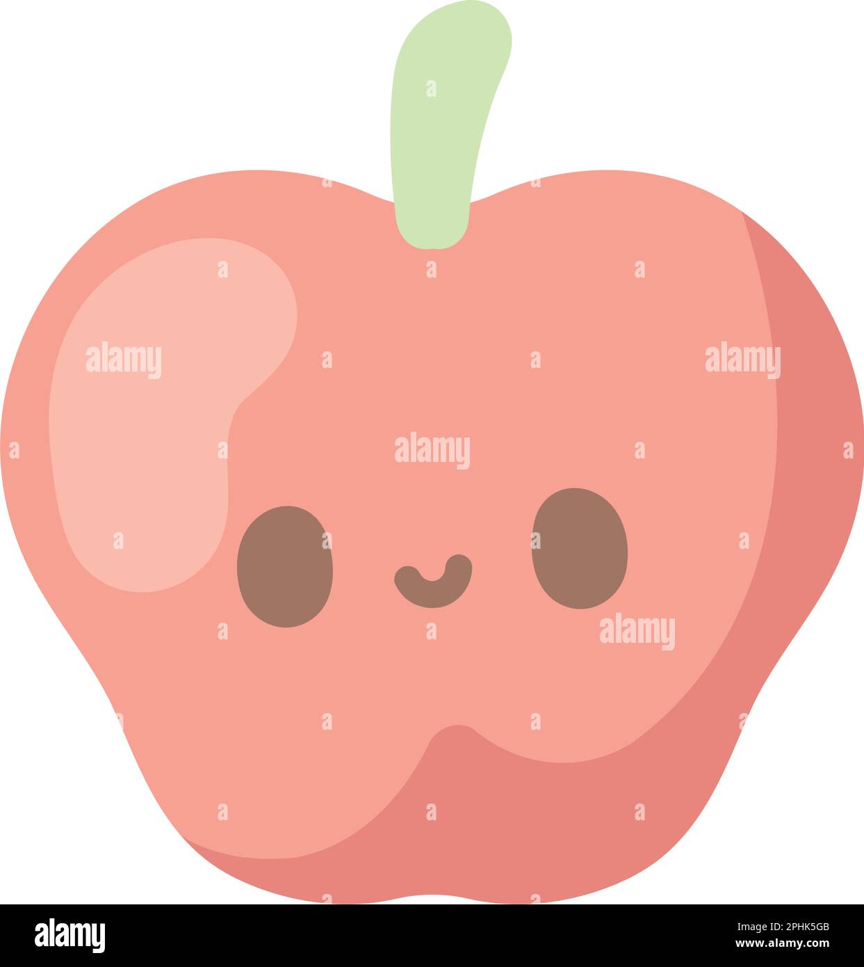 apple kawaii food Stock Vector Image & Art - Alamy
