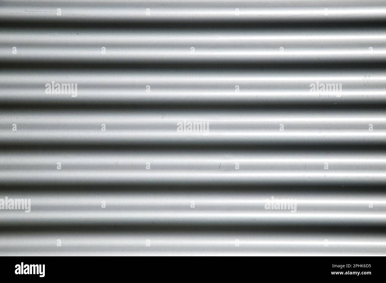 Close-up of the galvanized metal facade of a factory Stock Photo - Alamy