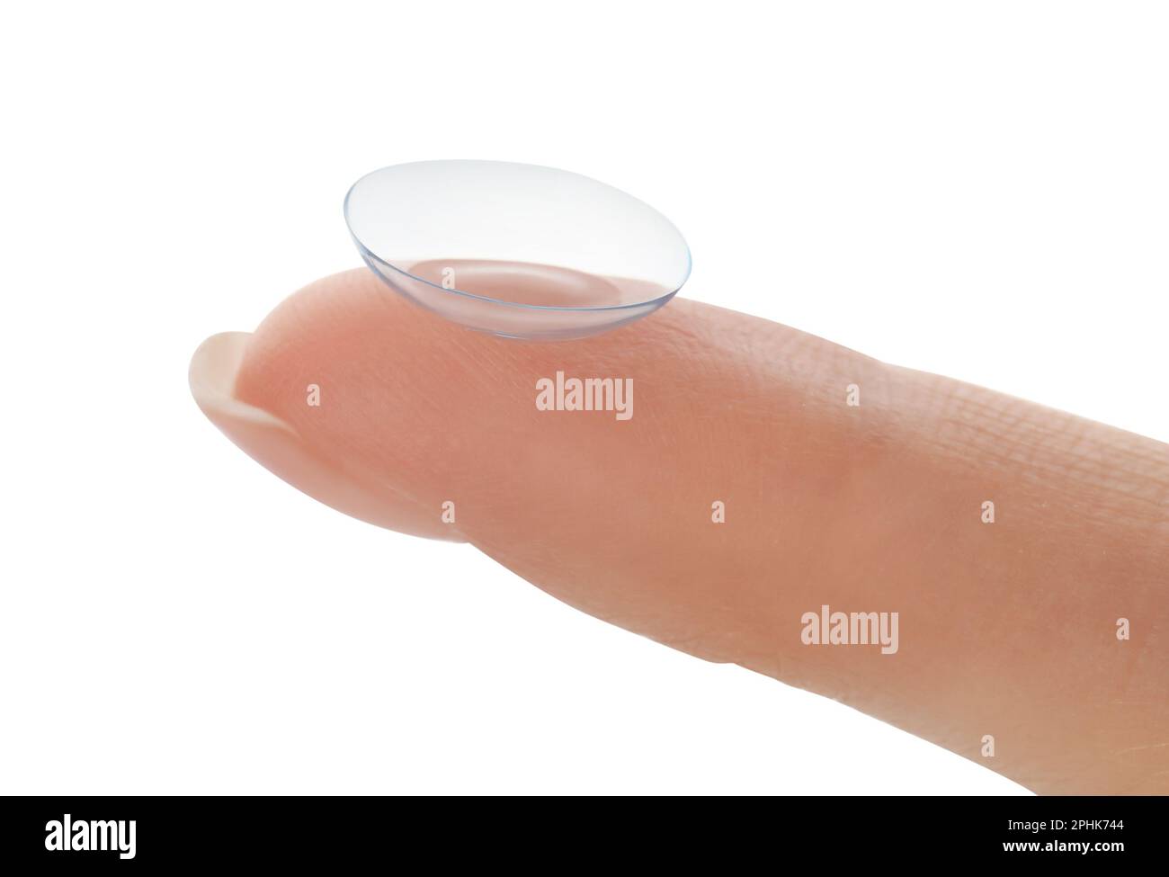 Hand woman holding contact lens hi-res stock photography and images - Alamy