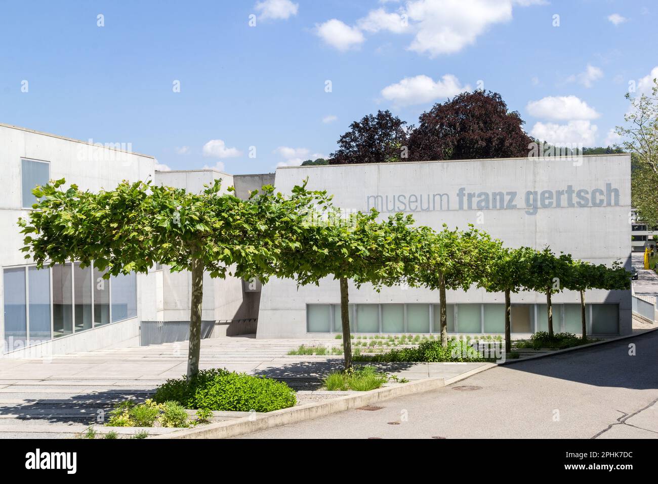 Burgdort, Switzerland - June 11.2021: Exterior of the modern art museum "Museum Franz Gertsch ...