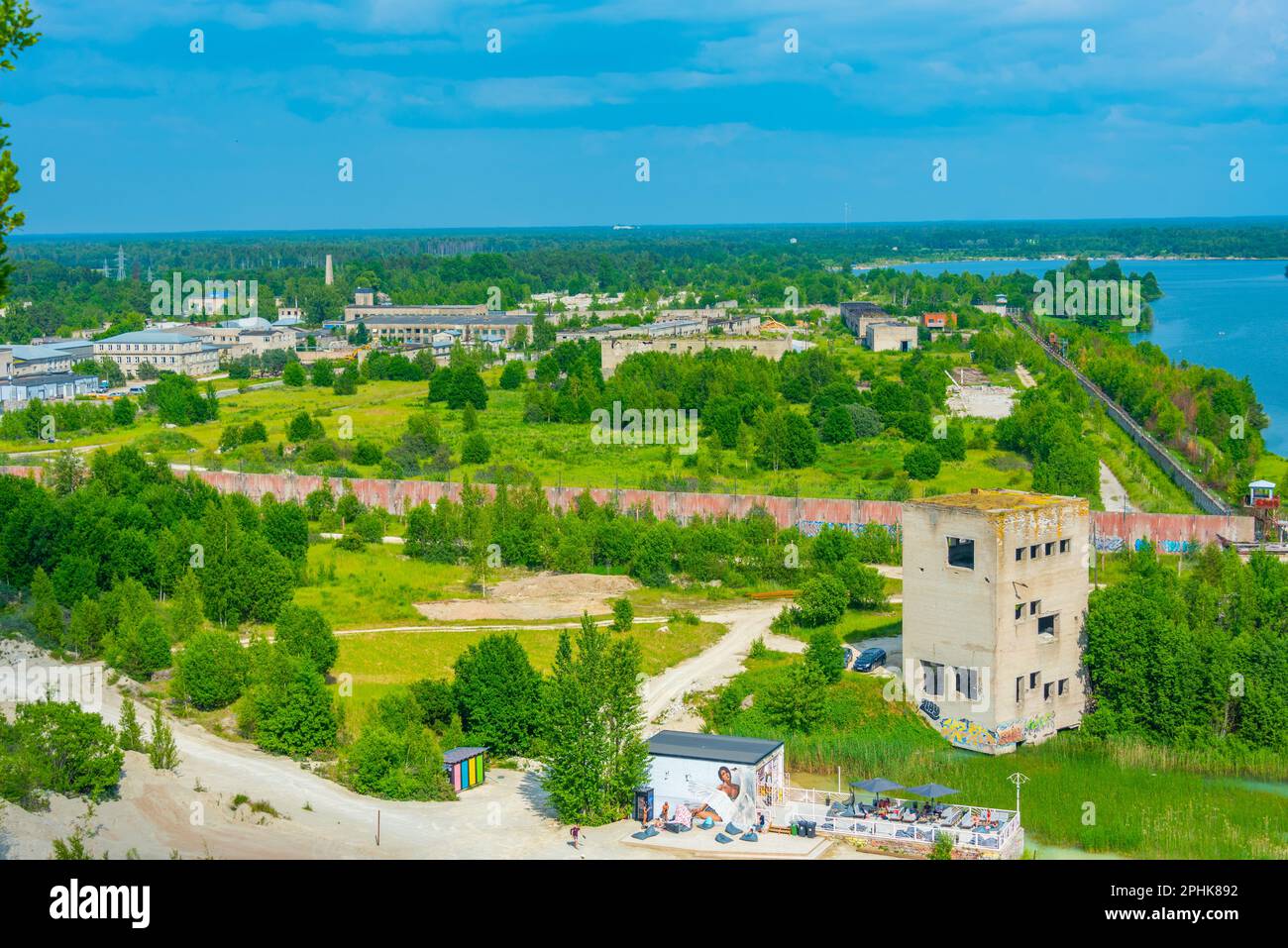 Old prison at Rummu quarry in Estonia Stock Photo - Alamy