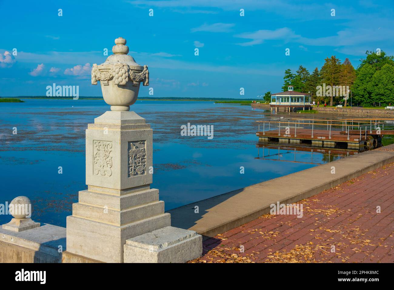 Seaside promenade at Estonian town Haapsalu Stock Photo - Alamy