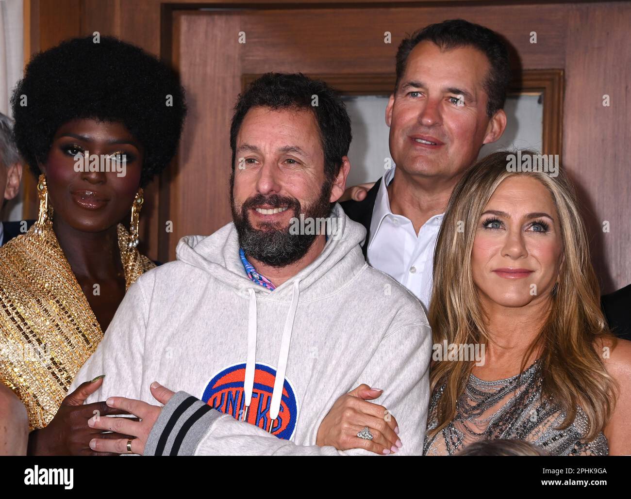 Westwood, CA. March 28, 2023, Jodie Turner-Smith, Adam Sandler and ...