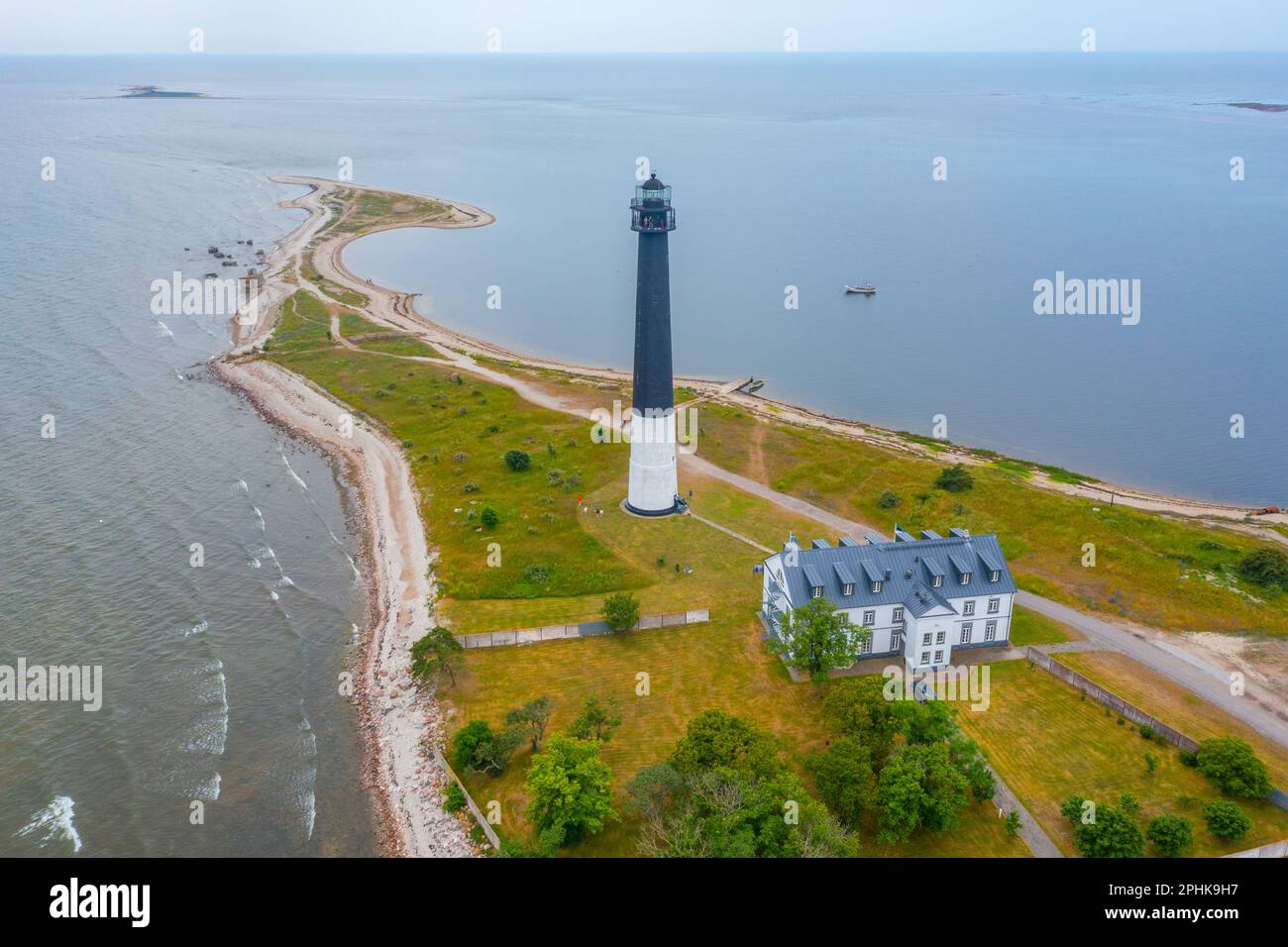 Lighthouse at Sorve peninsula in Estonia Stock Photo - Alamy