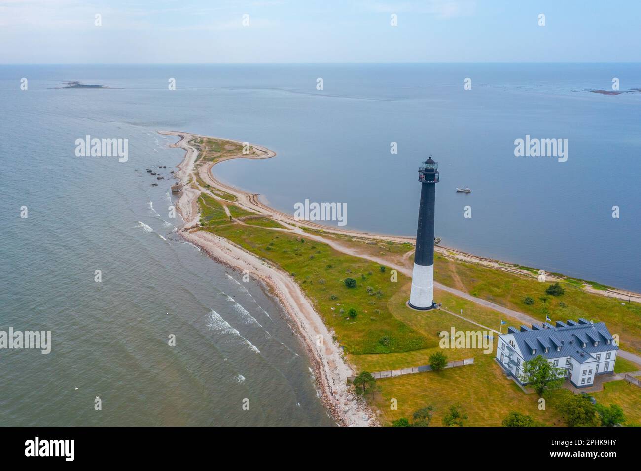 Lighthouse at Sorve peninsula in Estonia Stock Photo - Alamy
