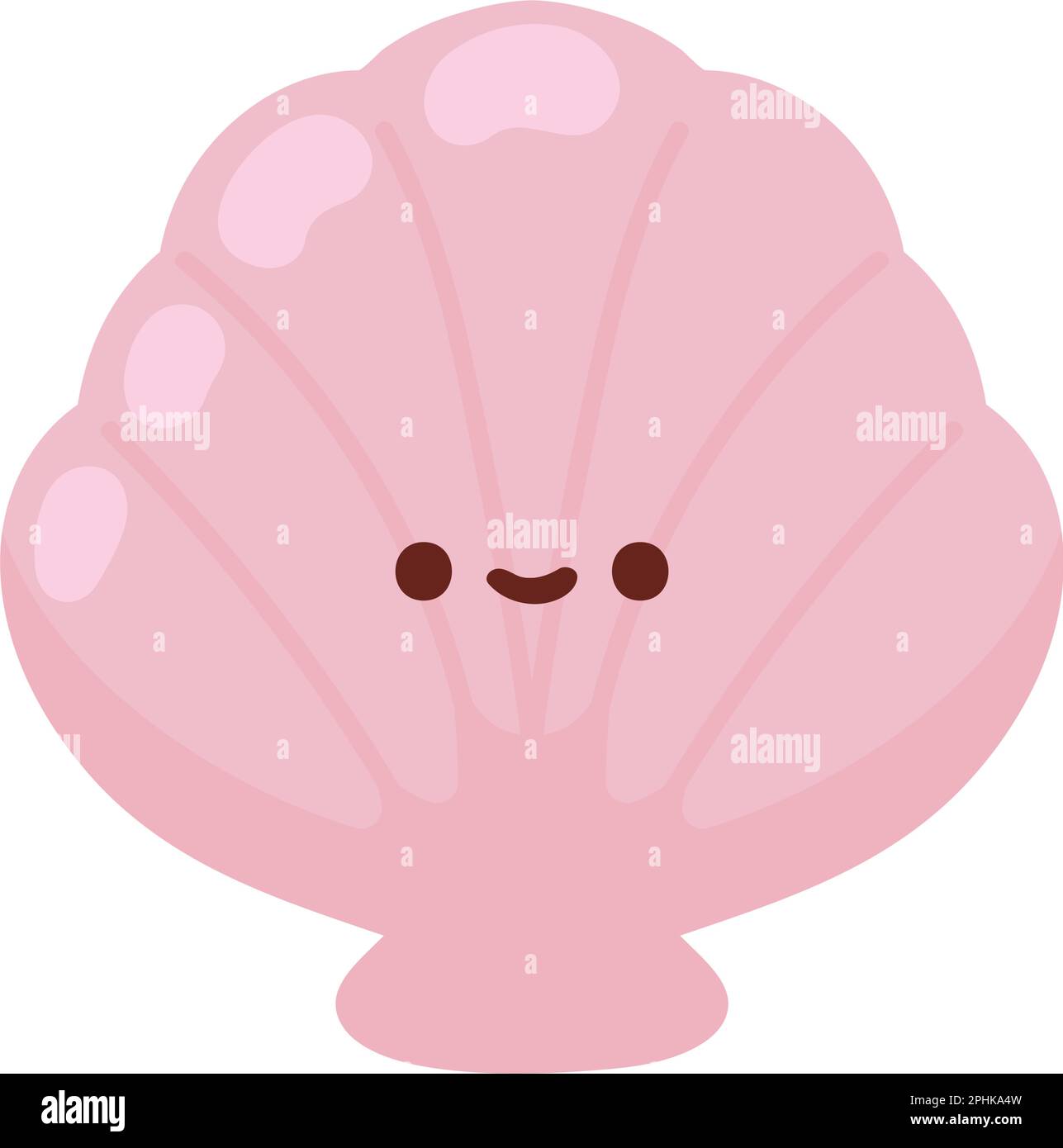 shell summer kawaii Stock Vector Image & Art - Alamy