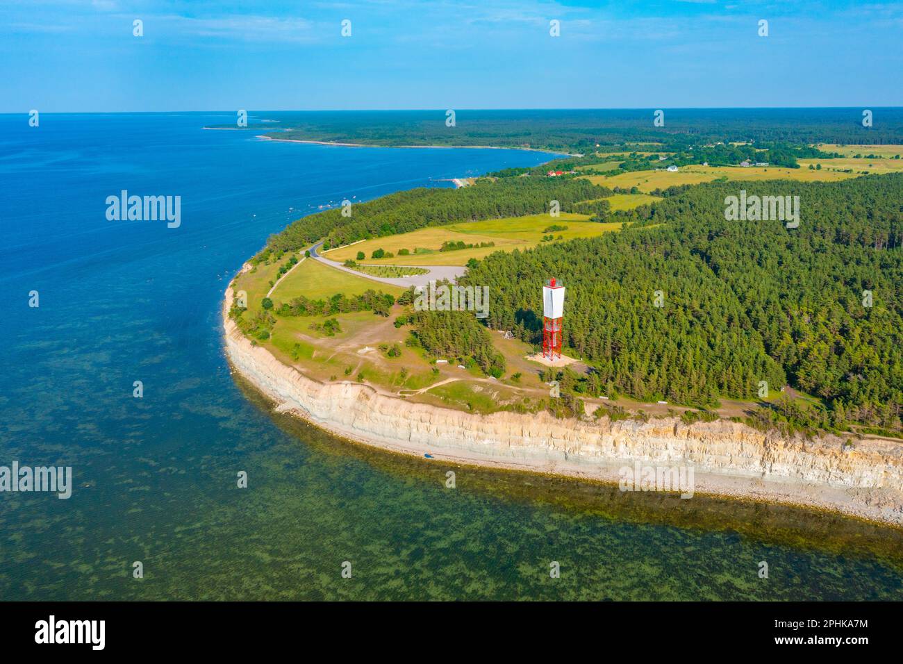 Panga cliffs at Saaremaa island in Estonia Stock Photo - Alamy