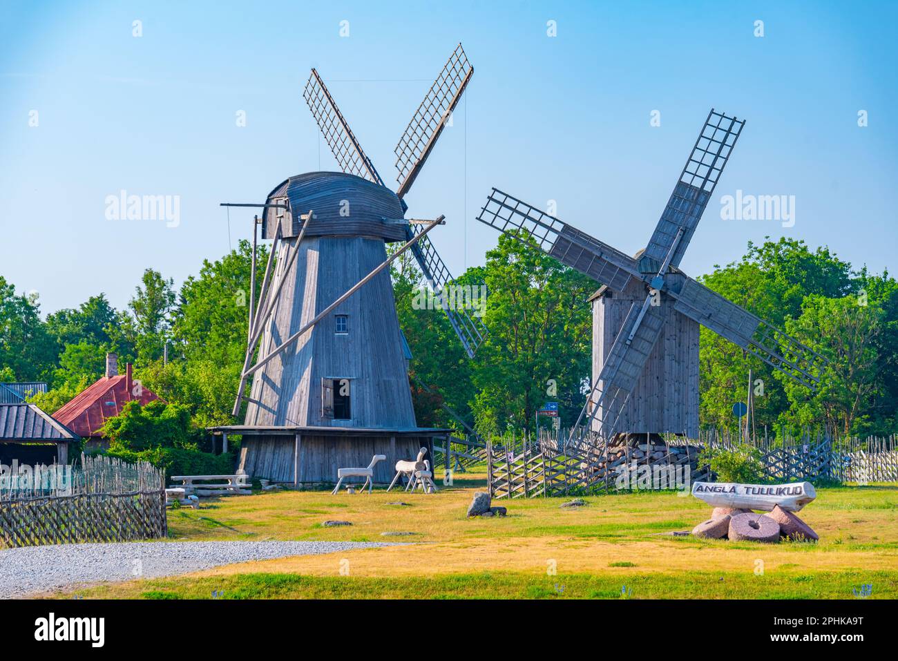 Angla windmills saaremaa hi-res stock photography and images - Alamy