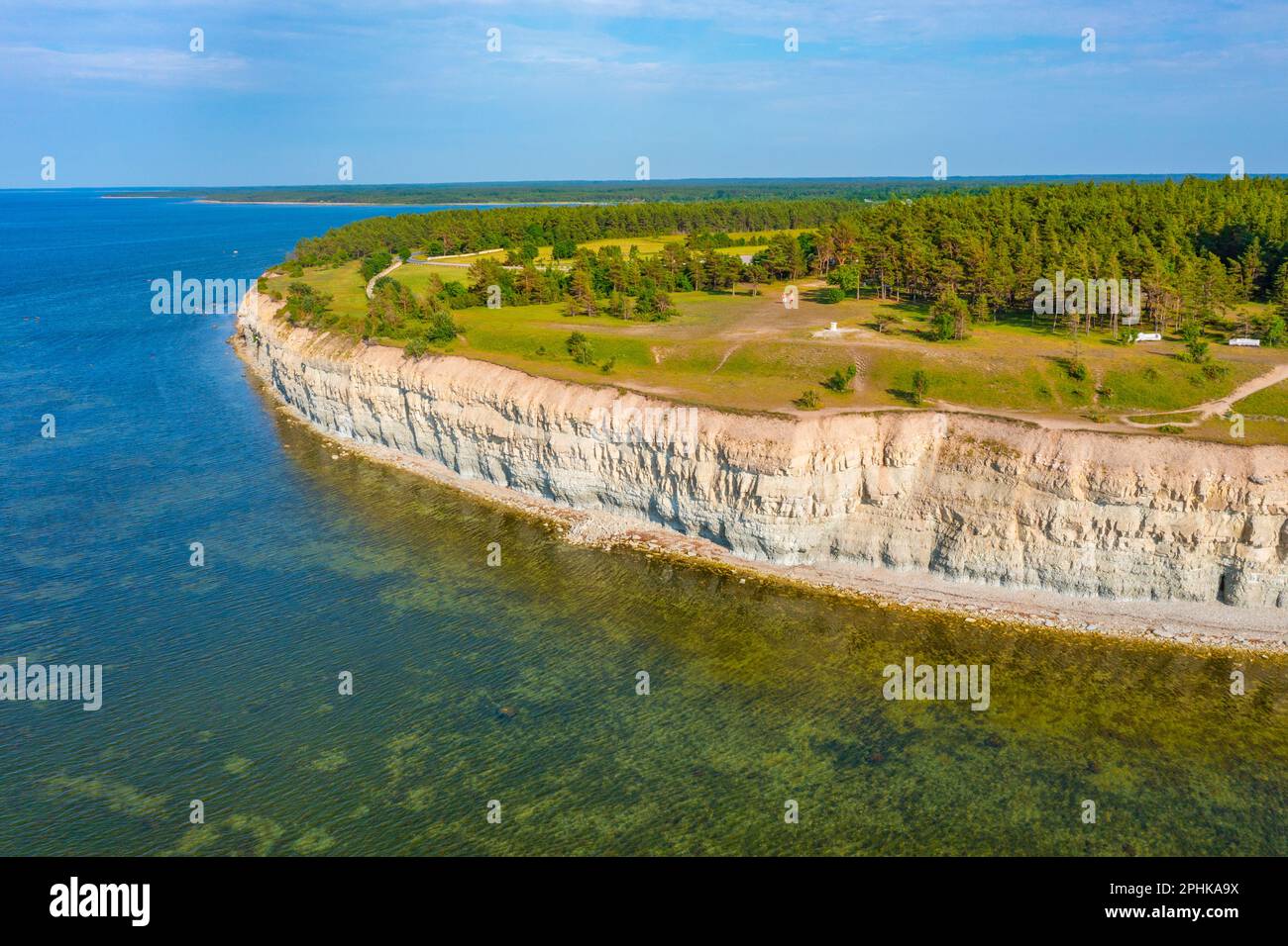 Panga cliffs at Saaremaa island in Estonia Stock Photo - Alamy