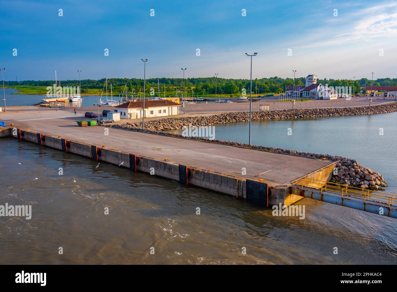 kuivastu ferry port at Estonia Stock Photo - Alamy