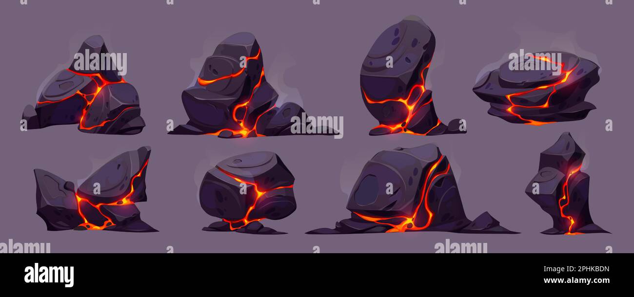 Large rock fracture Stock Vector Images - Alamy