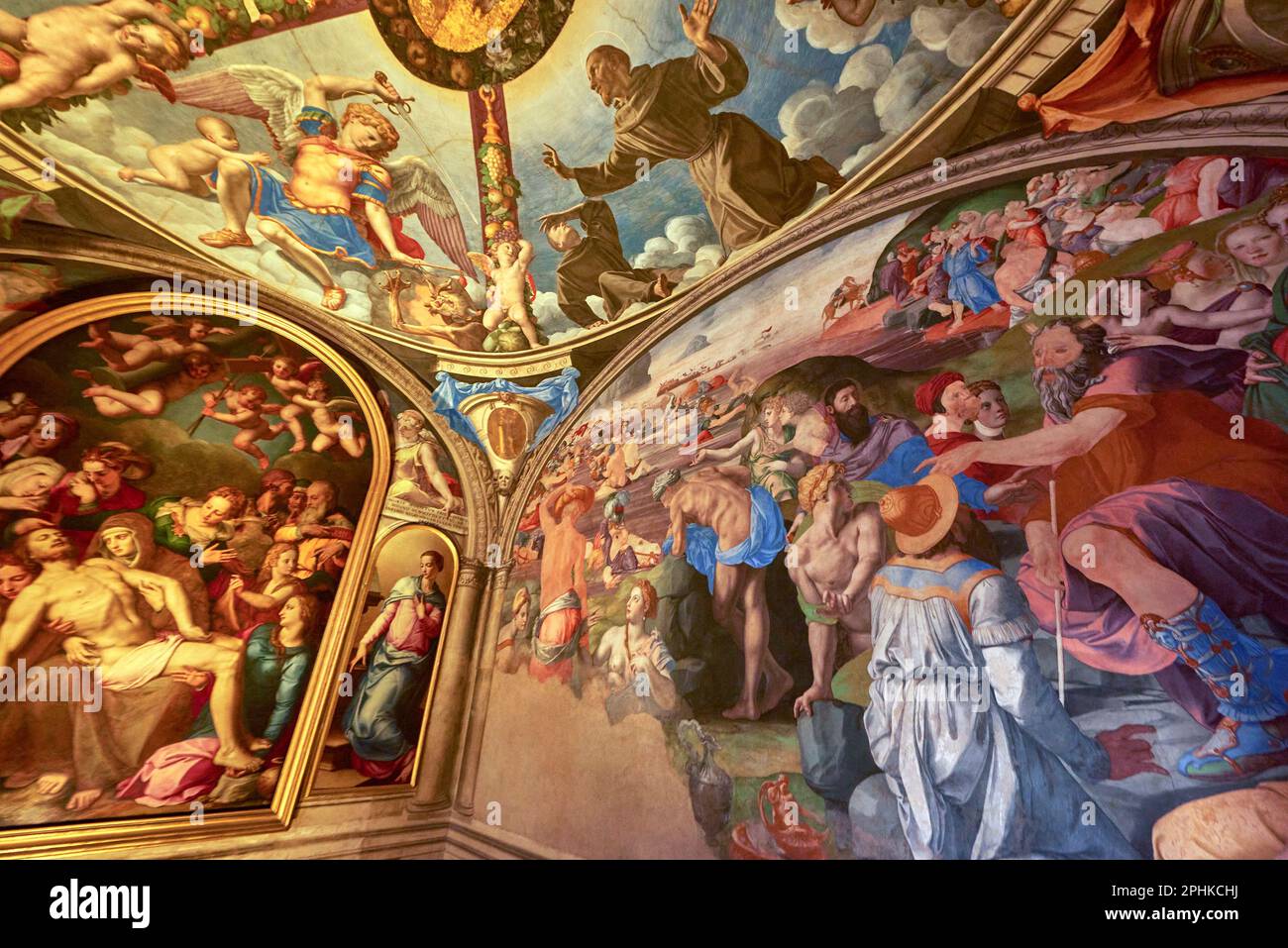 Impressive ceilings in the Old Palace ( Palazzo Vecchio ) in Florence ...