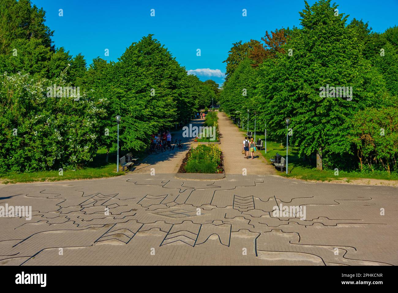 Natural landscape of Palanga park in Lithuania Stock Photo - Alamy