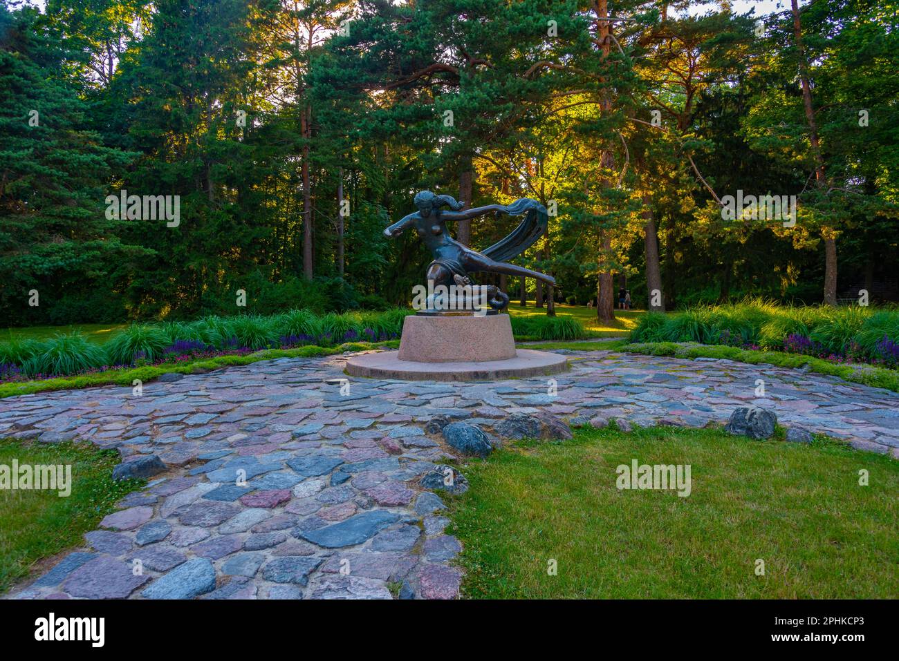 Natural landscape of Palanga park in Lithuania Stock Photo - Alamy