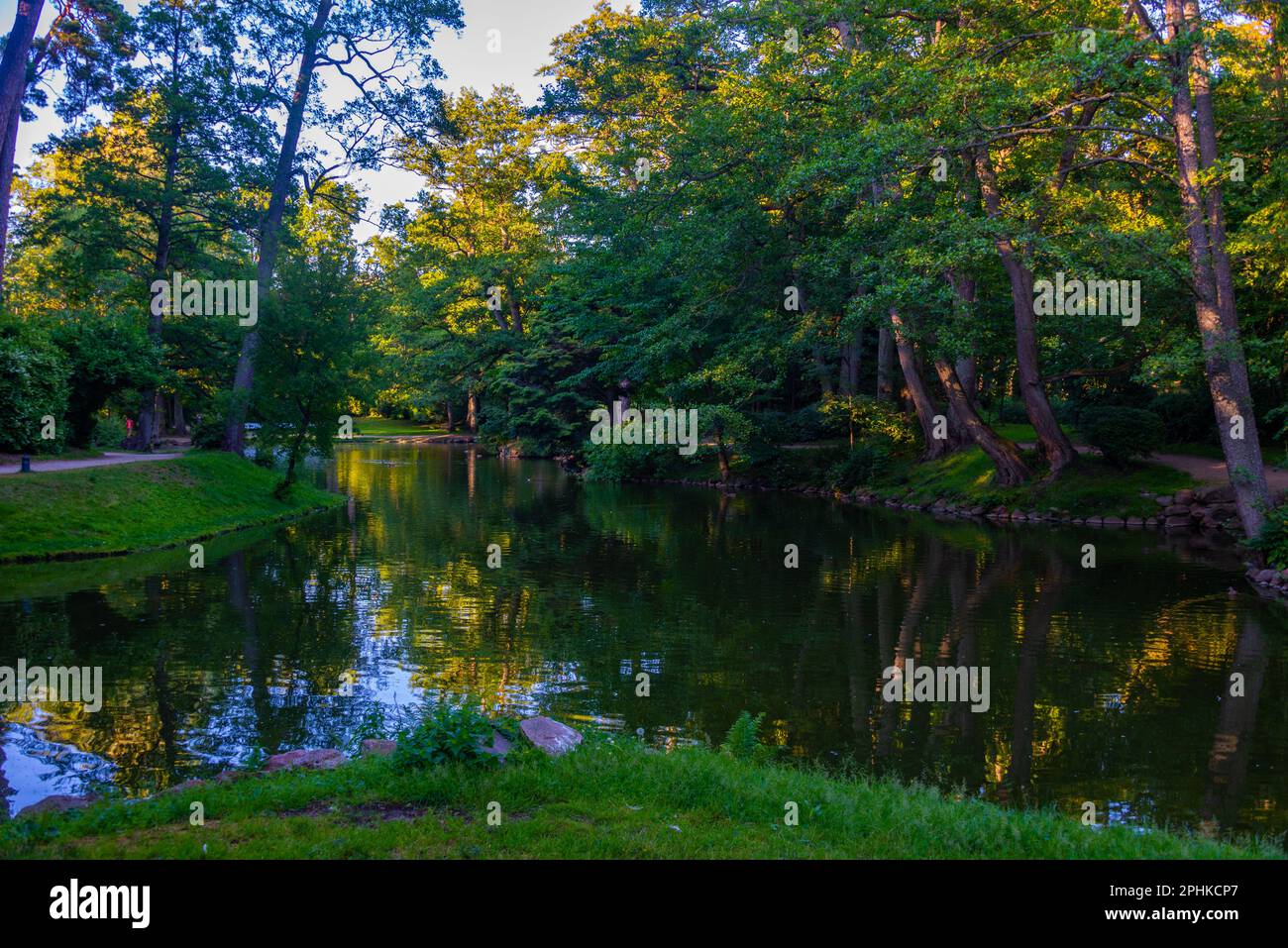 Natural landscape of Palanga park in Lithuania Stock Photo - Alamy
