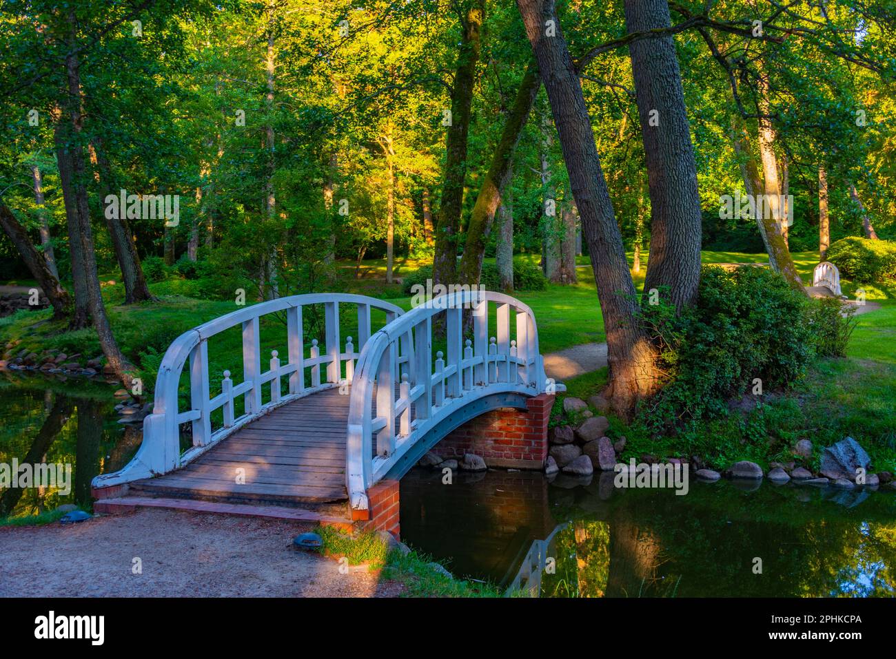 Natural landscape of Palanga park in Lithuania Stock Photo - Alamy