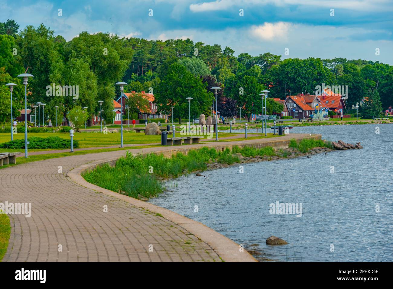 Seaside promenade at Juodkrante in Lithuania Stock Photo - Alamy