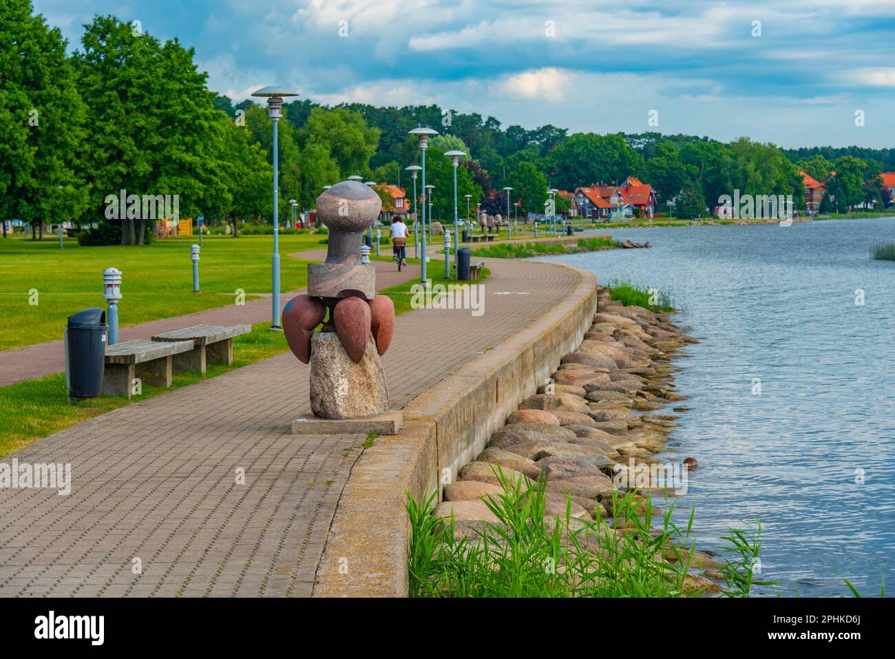Seaside promenade at Juodkrante in Lithuania Stock Photo - Alamy