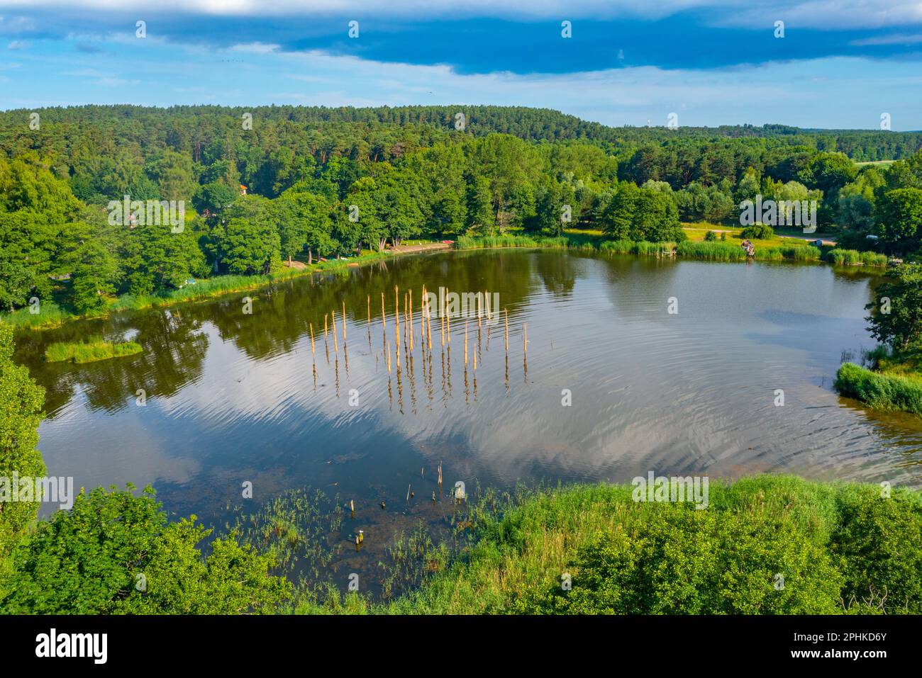 Amber bay at Curonian spit peninsula in Lithuania Stock Photo - Alamy