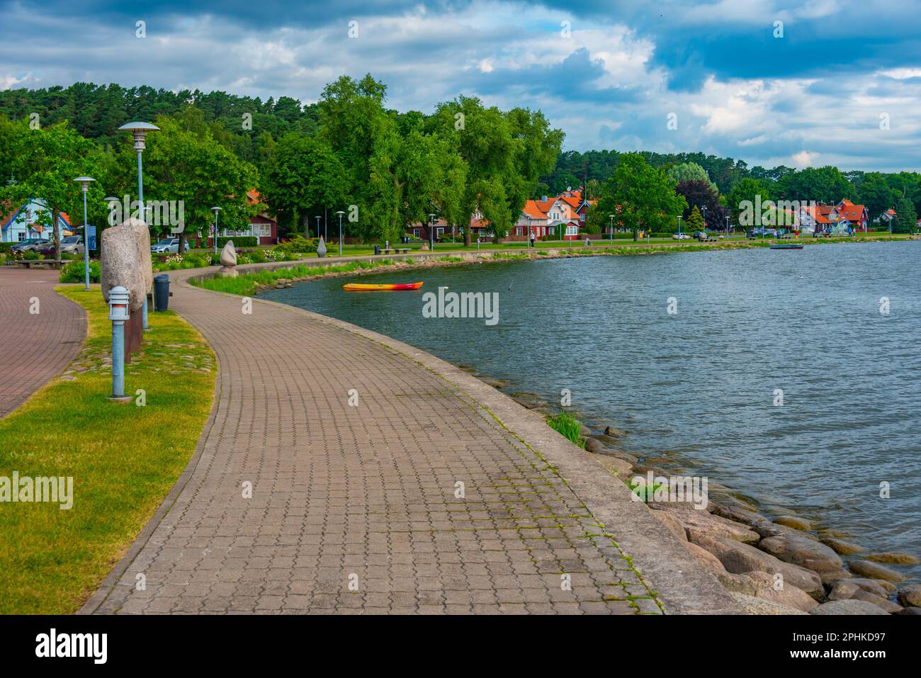 Seaside promenade at Juodkrante in Lithuania Stock Photo - Alamy