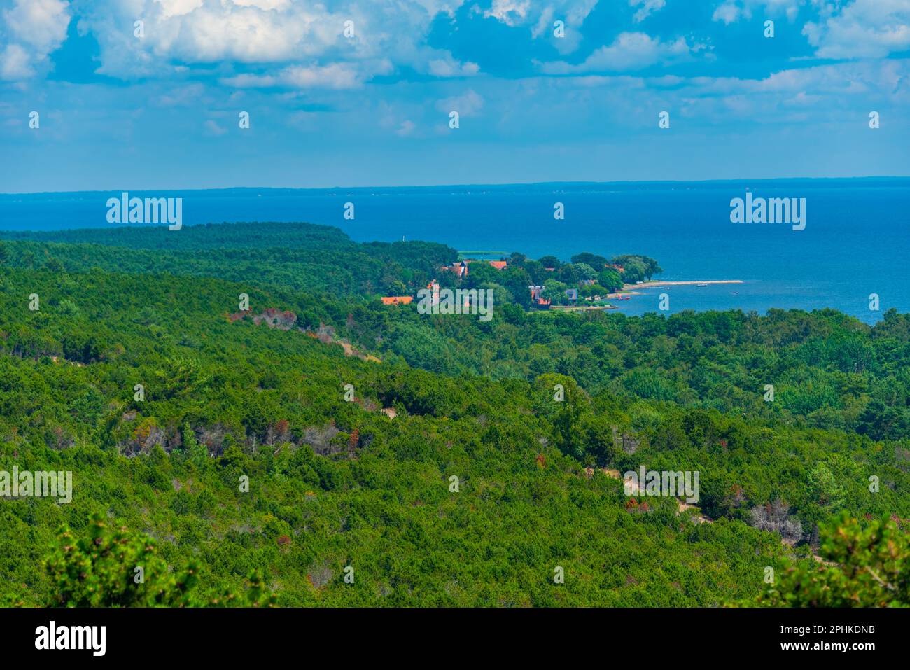 Panorama view of Curonian spit peninsula in Lithuania Stock Photo - Alamy