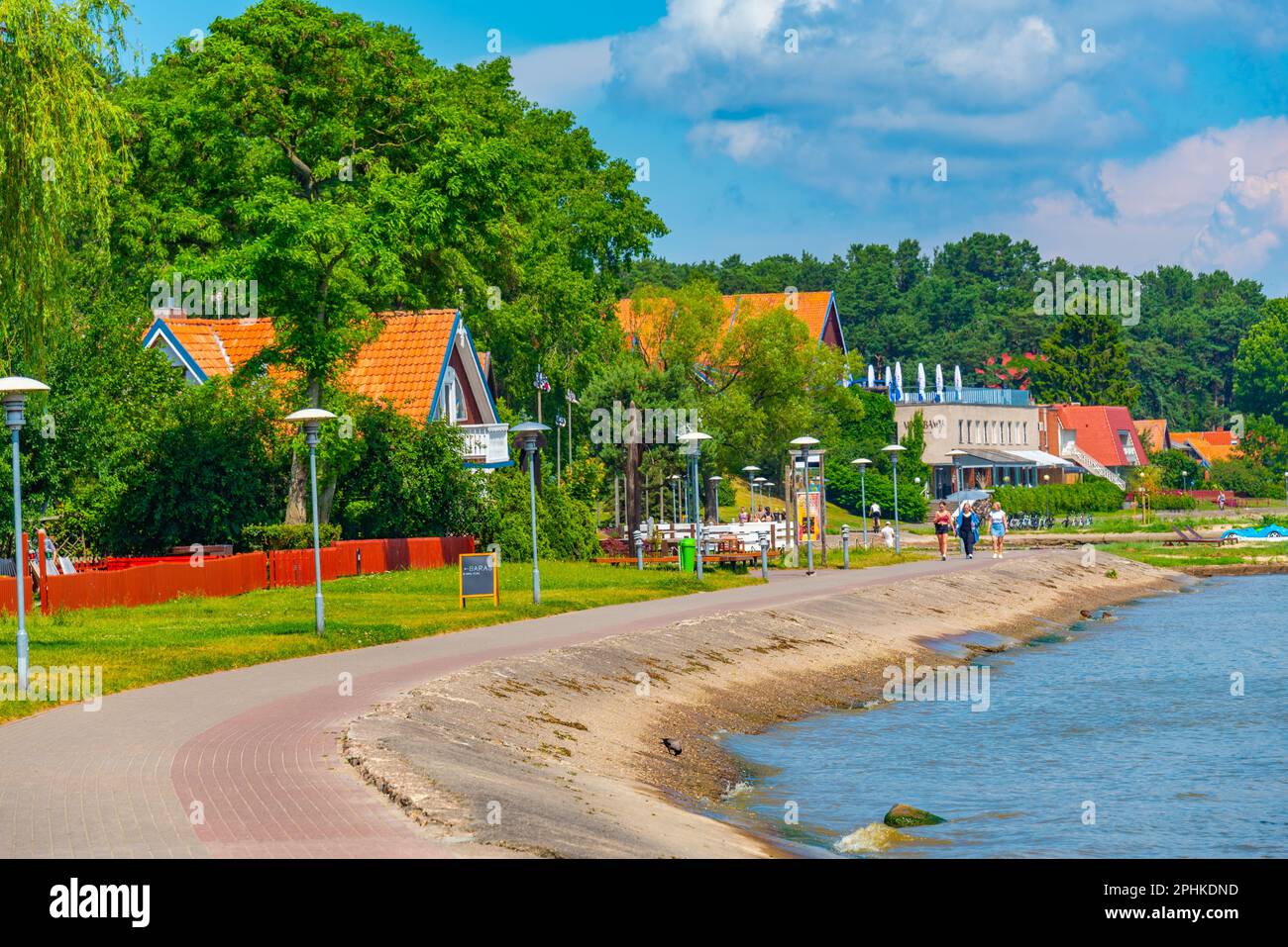 Seaside promenade at Nida in Lithuania Stock Photo - Alamy