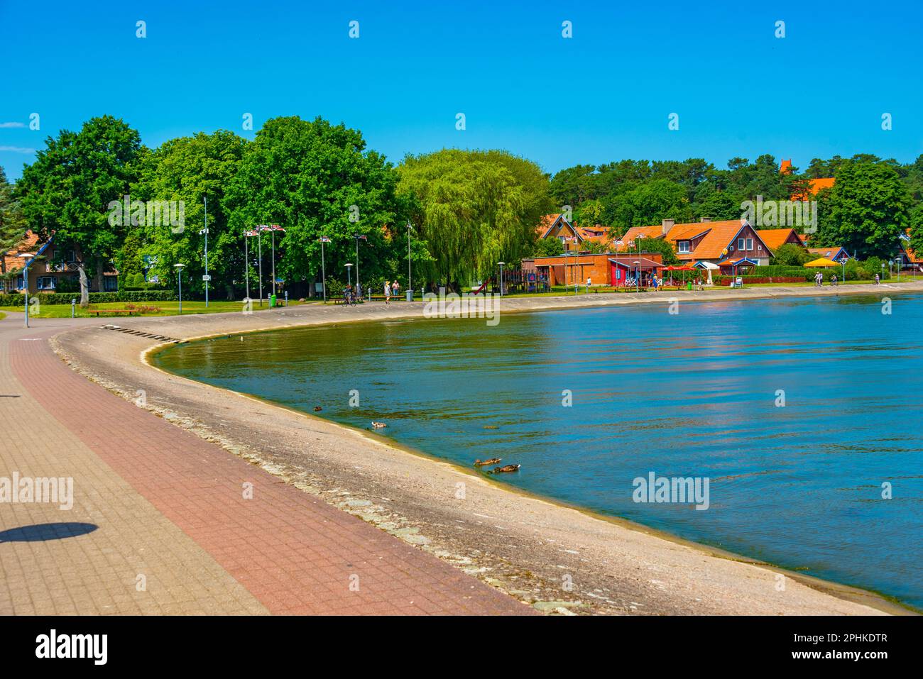 Seaside promenade at Nida in Lithuania Stock Photo - Alamy