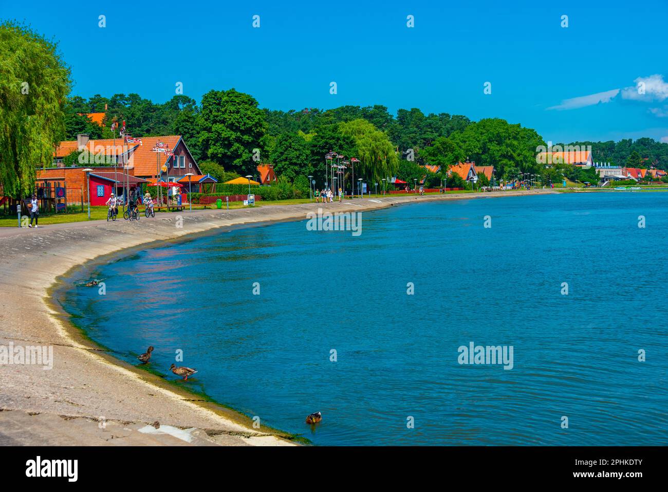 Seaside promenade at Nida in Lithuania Stock Photo - Alamy