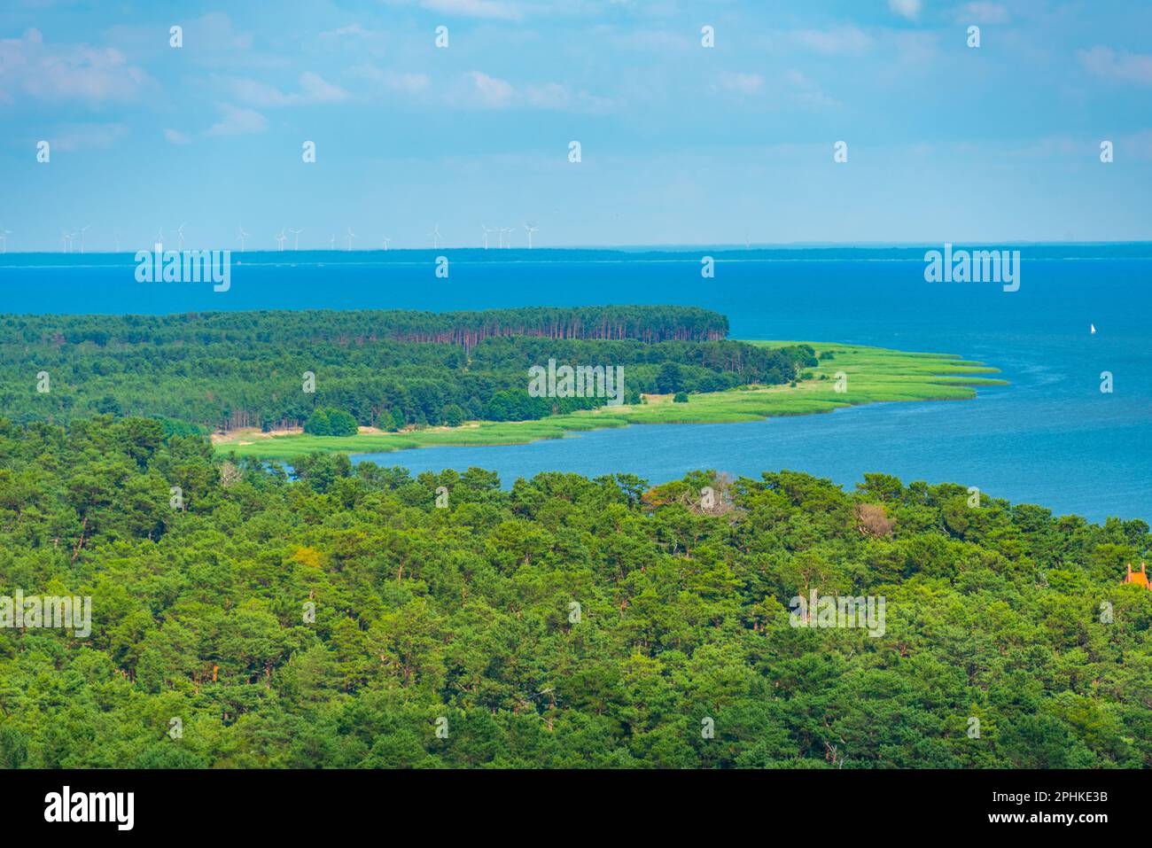 Panorama view of Curonian spit peninsula in Lithuania Stock Photo - Alamy