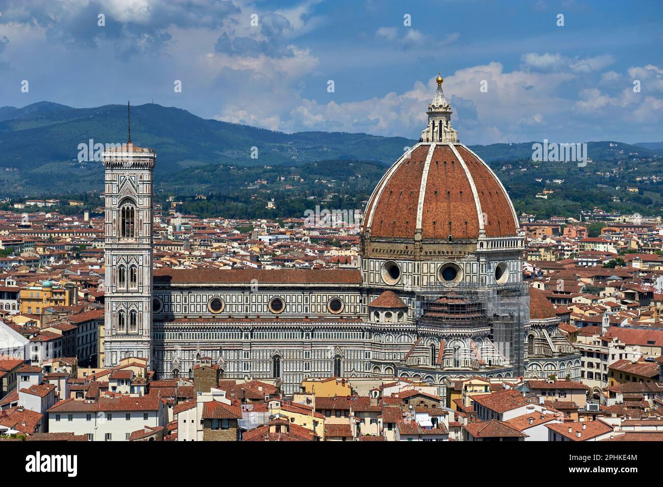 Aerial view on the historical center of Florence, Italy Stock Photo - Alamy