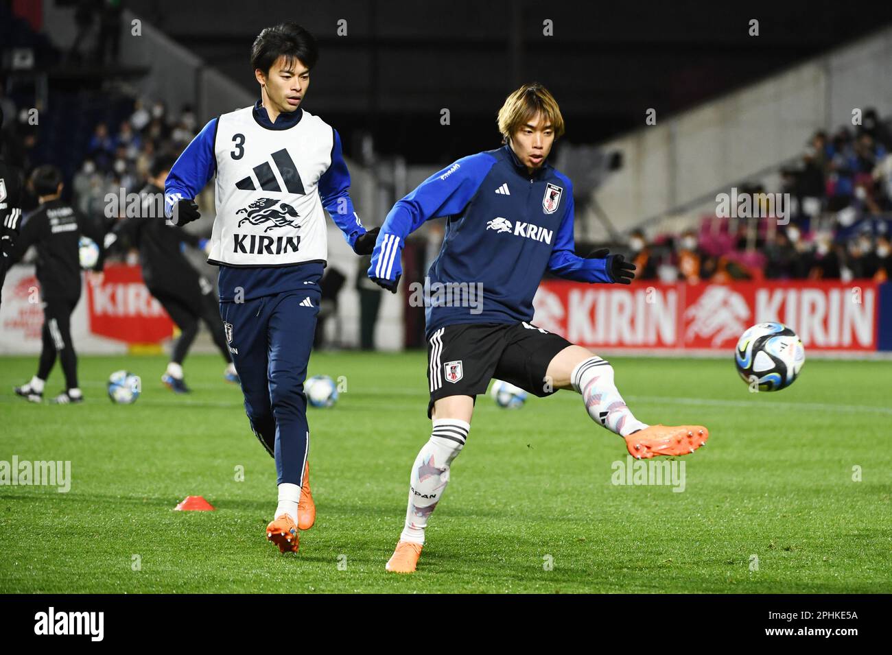 Yodoko Sakura Stadium, Osaka, Japan. 28th Mar, 2023. Junya Ito (JPN), MARCH 28, 2023 - KIRIN ...