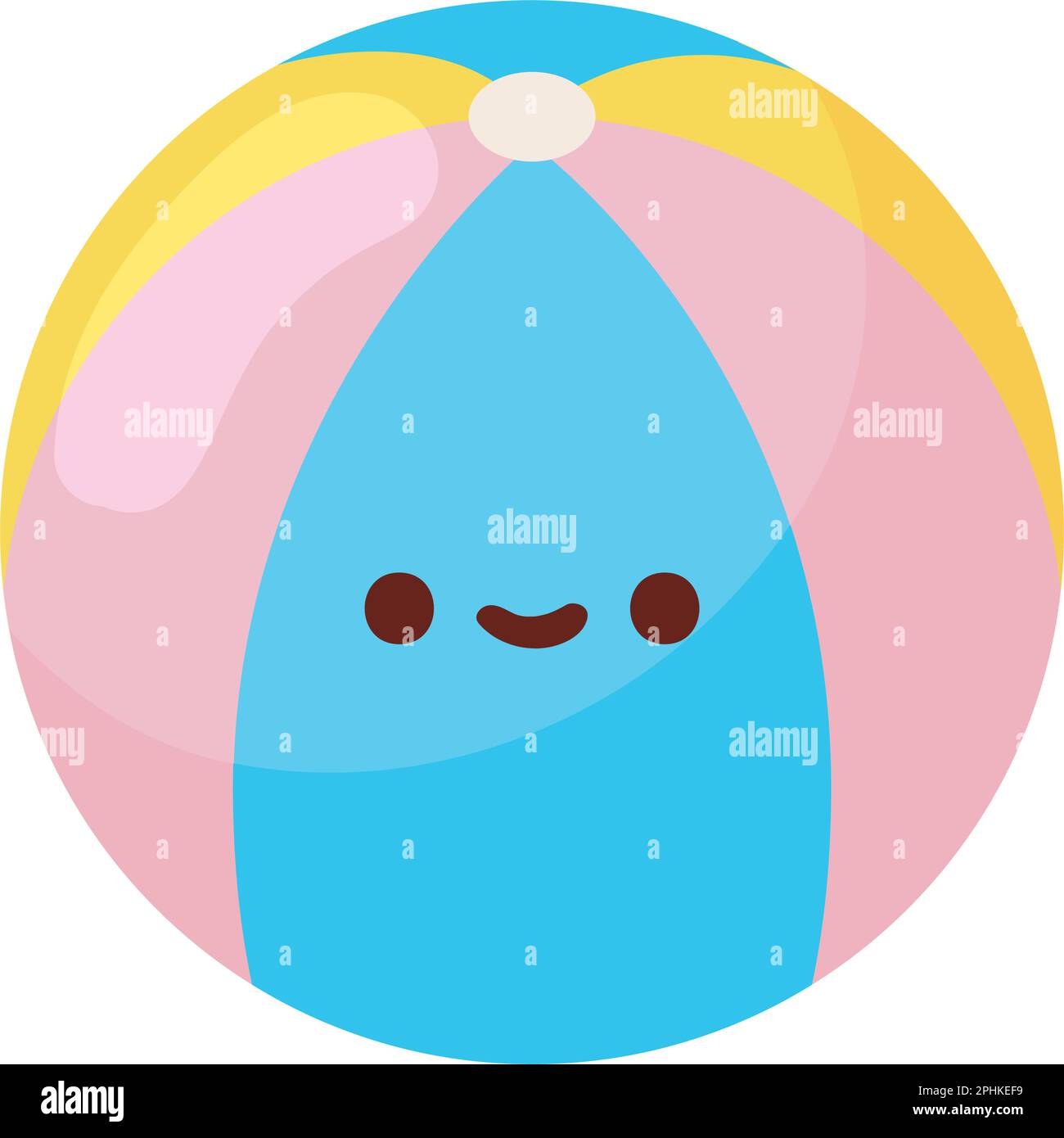 beach ball summer kawaii Stock Vector Image & Art - Alamy