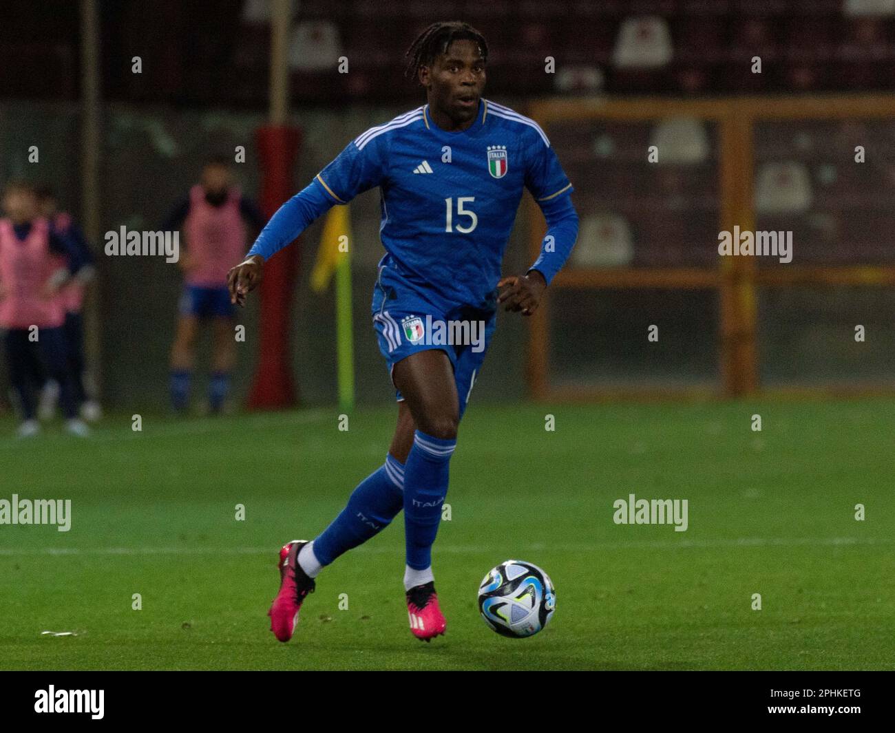 Reggio Calabria, Reggio Calabria, Italy, March 27, 2023, Caleb Okoli ...