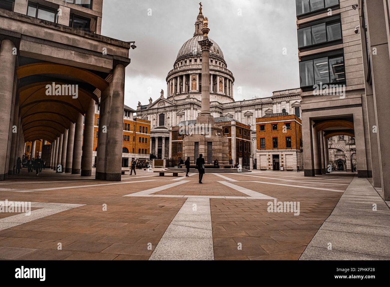 St Paul's cathedral, London, EC4M 8AD, Indo gothic architectural layout ...