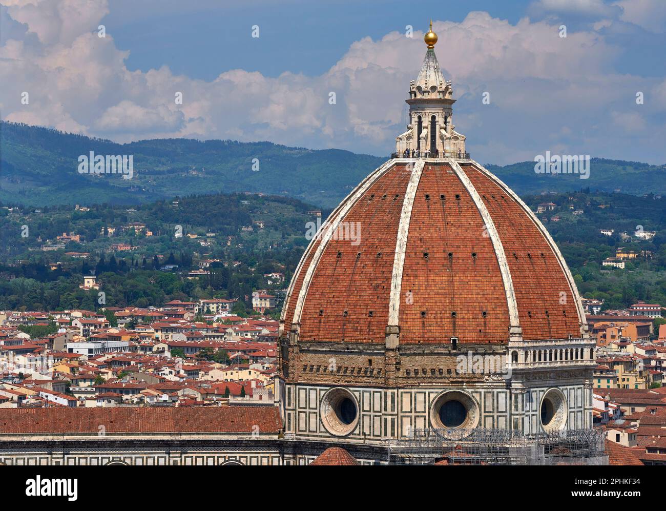Aerial view on the historical center of Florence, Italy Stock Photo - Alamy