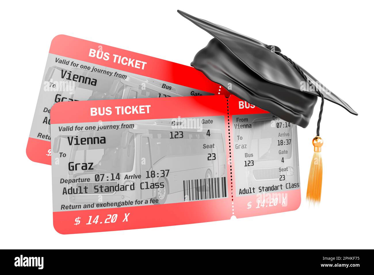 Educational bus transportation Cut Out Stock Images & Pictures - Alamy