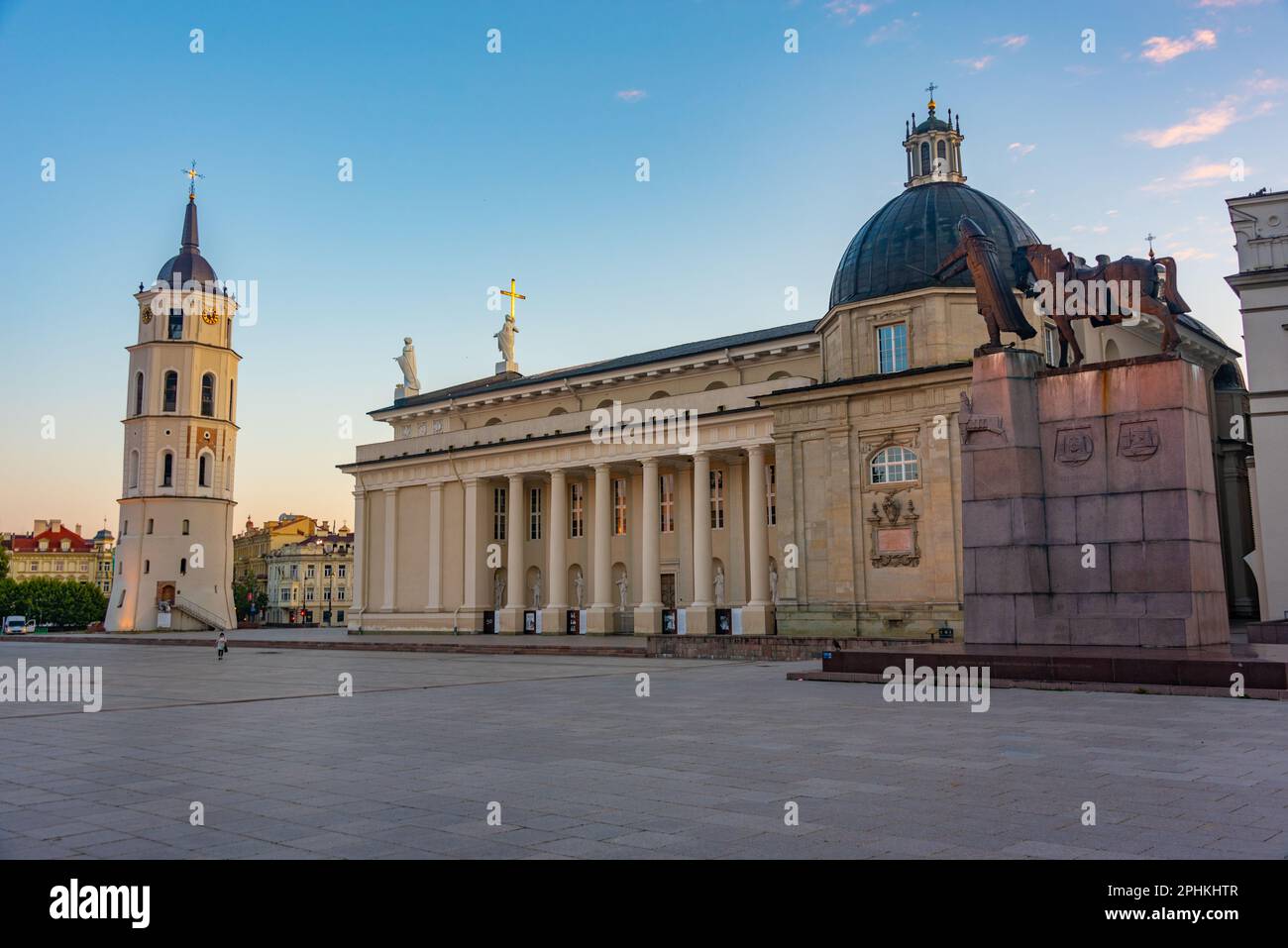Saint Stanislaus cathedral in the lithuanian capital vilnius during ...
