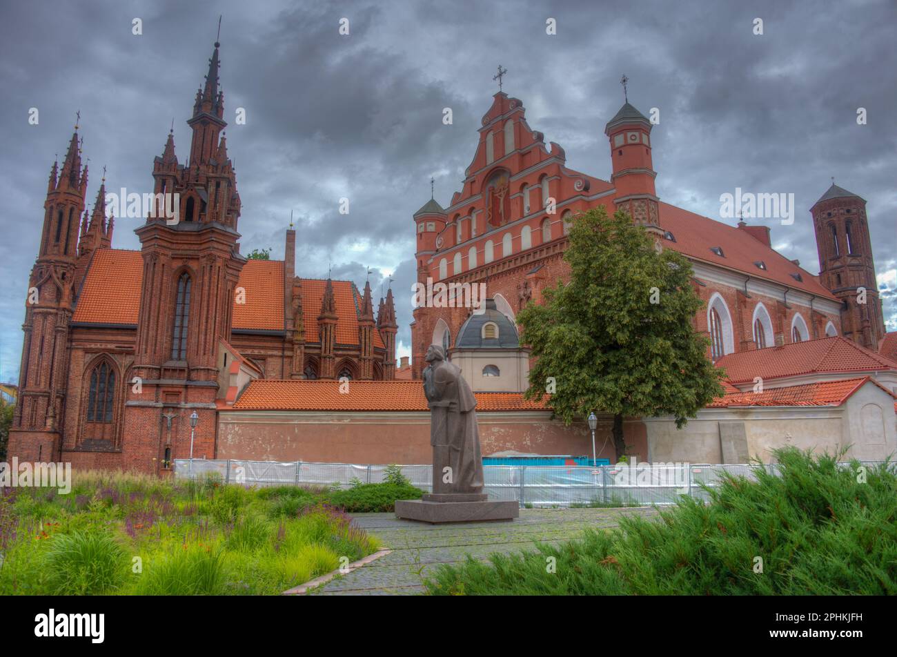 Church of St Anne in Vilnius, Lithuania Stock Photo - Alamy