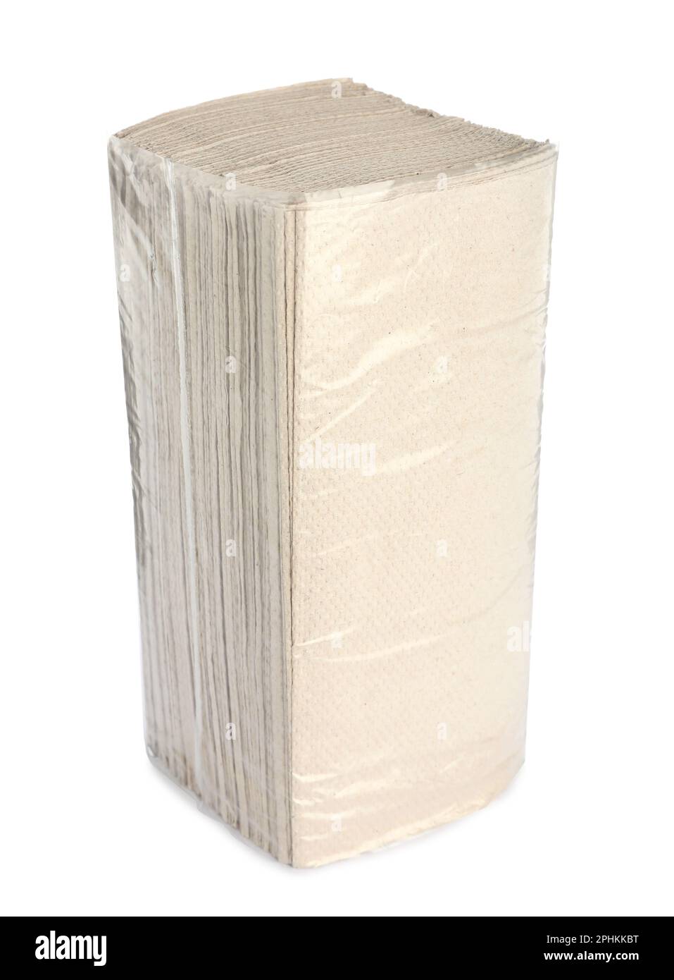 Package of paper towels isolated on white Stock Photo - Alamy