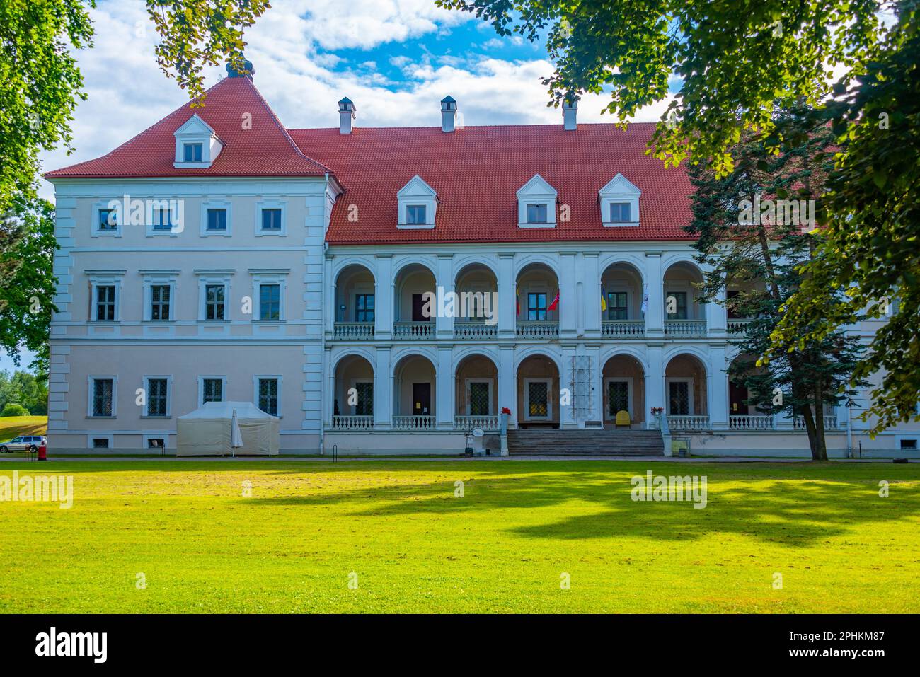 View of Birzai Castle in Lithuania Stock Photo - Alamy