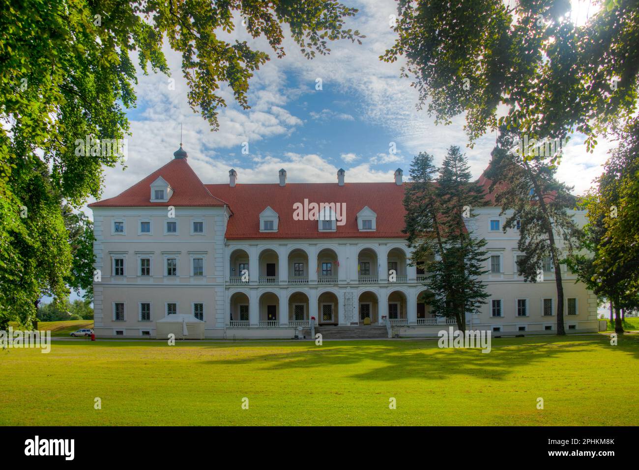 View of Birzai Castle in Lithuania Stock Photo - Alamy