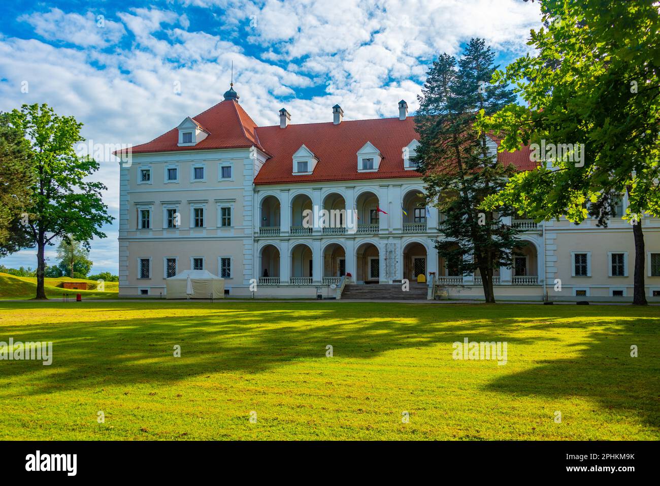 View of Birzai Castle in Lithuania Stock Photo - Alamy