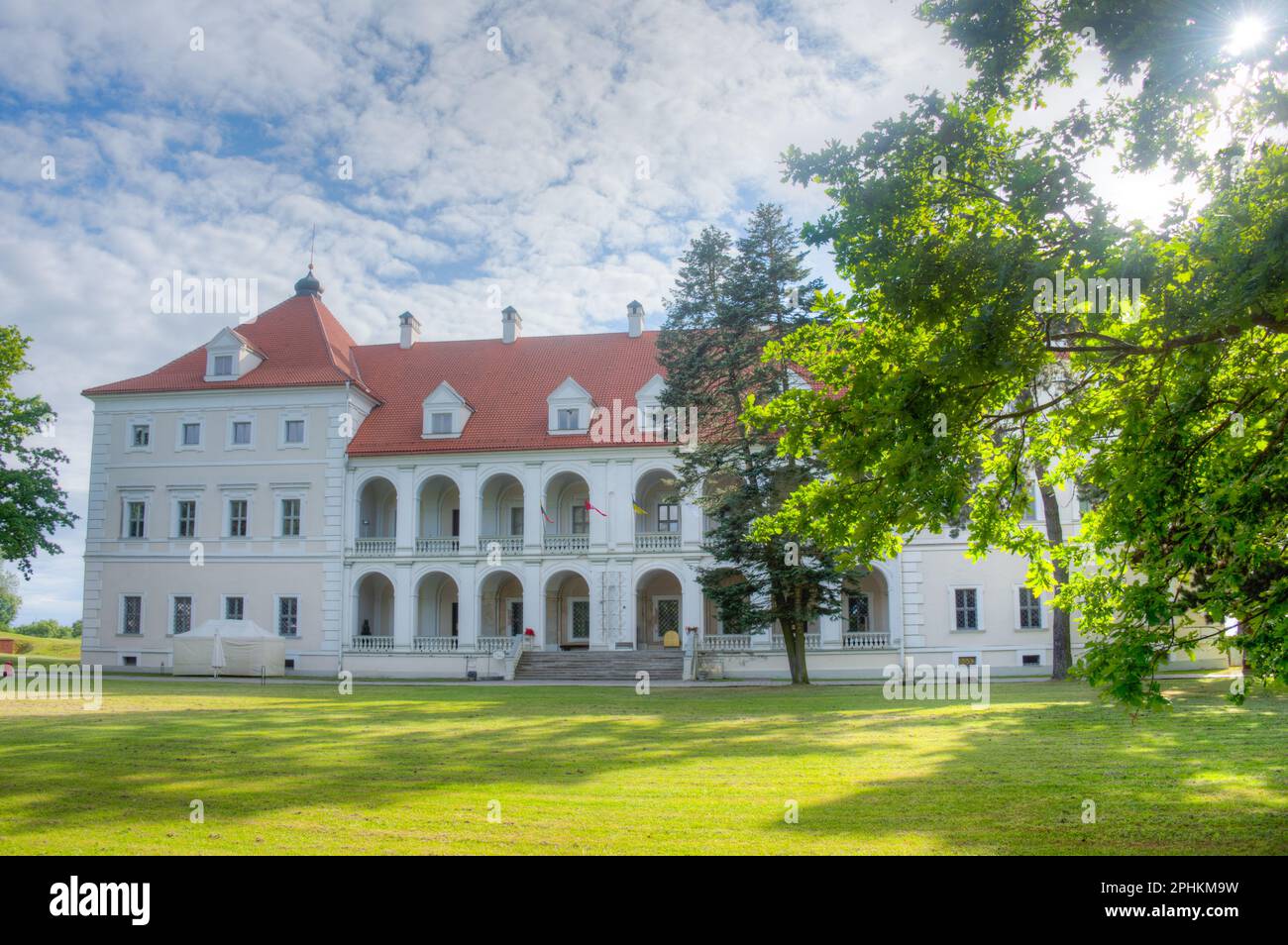 View of Birzai Castle in Lithuania Stock Photo - Alamy