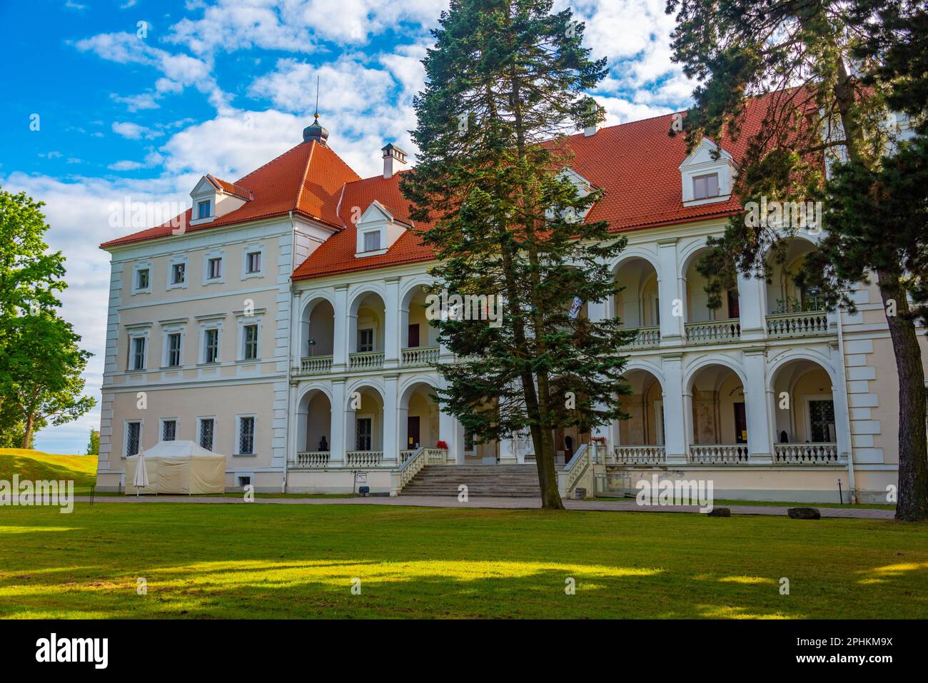 View of Birzai Castle in Lithuania Stock Photo - Alamy